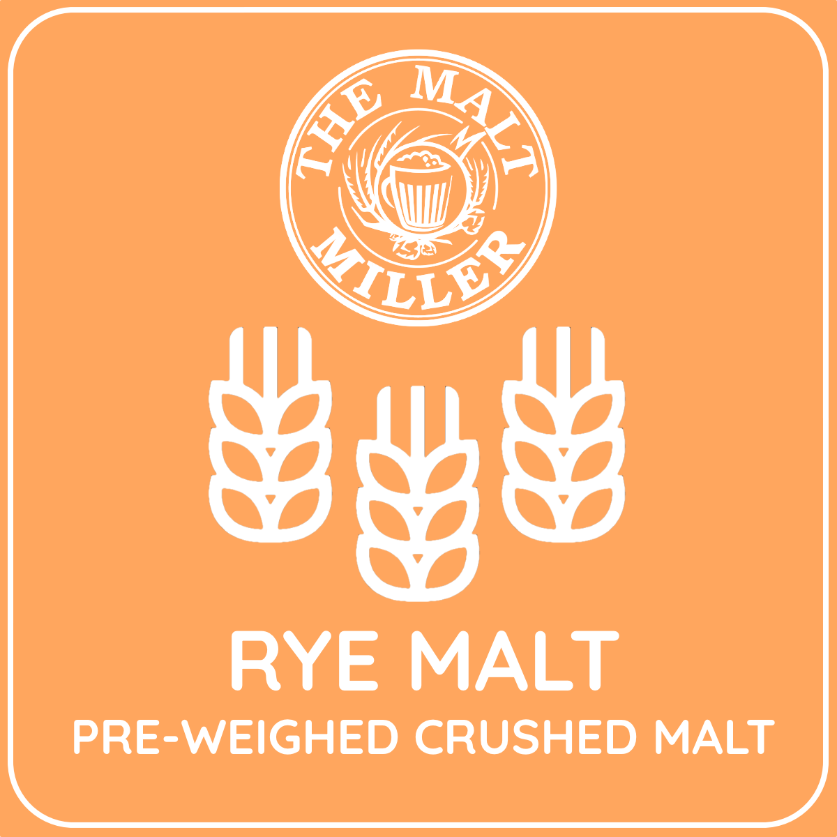 Rye Malt - Pre-Weighed Crushed Rye for Brewing | The Malt Miller