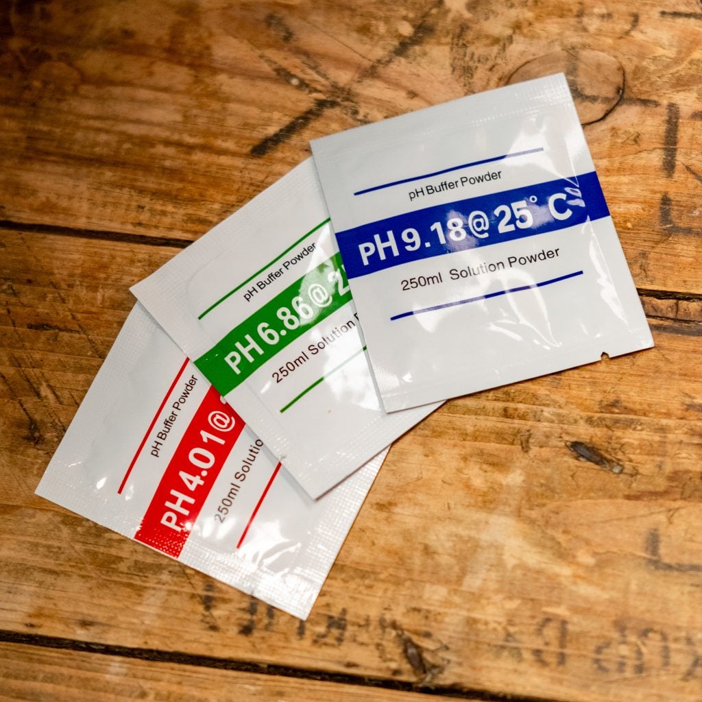 pH Buffer Powder Sachets 3-Pack - Enhance Brewing Precision