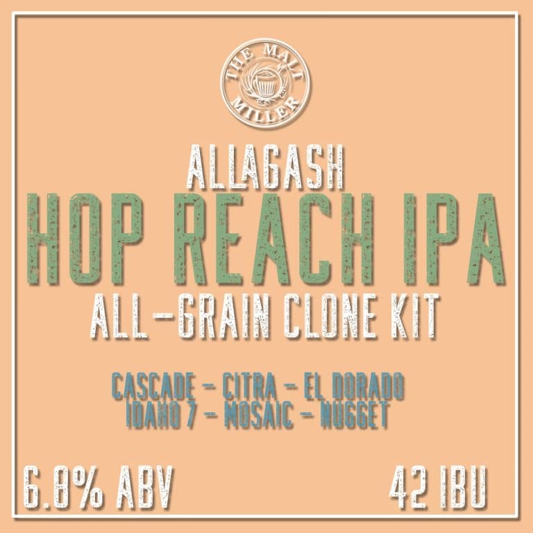 Allagash Hop Reach IPA Clone Recipe Kit - 23L All-Grain Brew