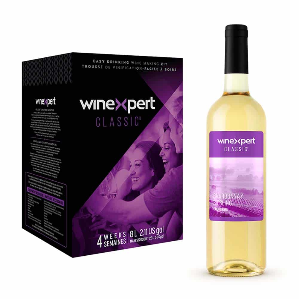 Winexpert Classic California Chardonnay Riesling Wine Kit - 23L, 30 Bottles