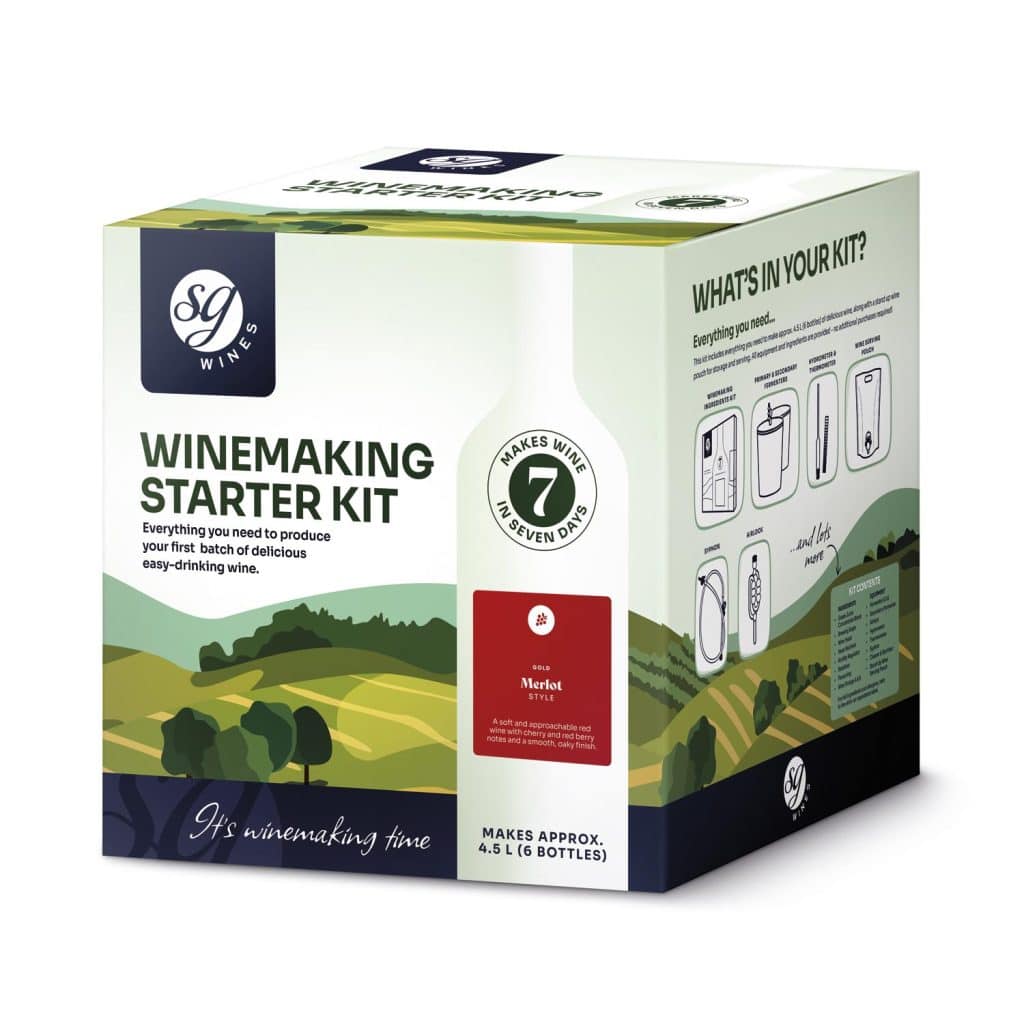 SG Wines - Wine Making Starter Kit - Merlot