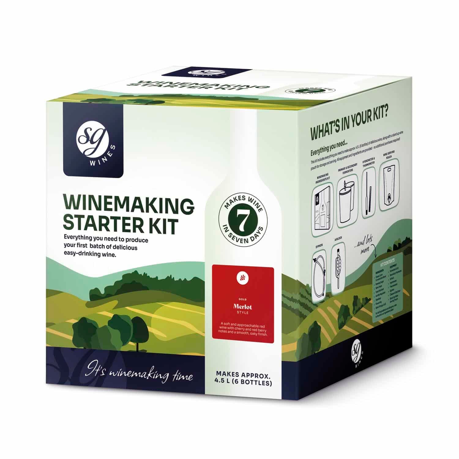 SG Wines - Wine Making Starter Kit - Merlot