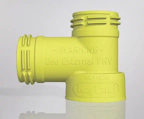 Carbonation Cap Tee Adapter - Create Mini Keg with PET Bottles