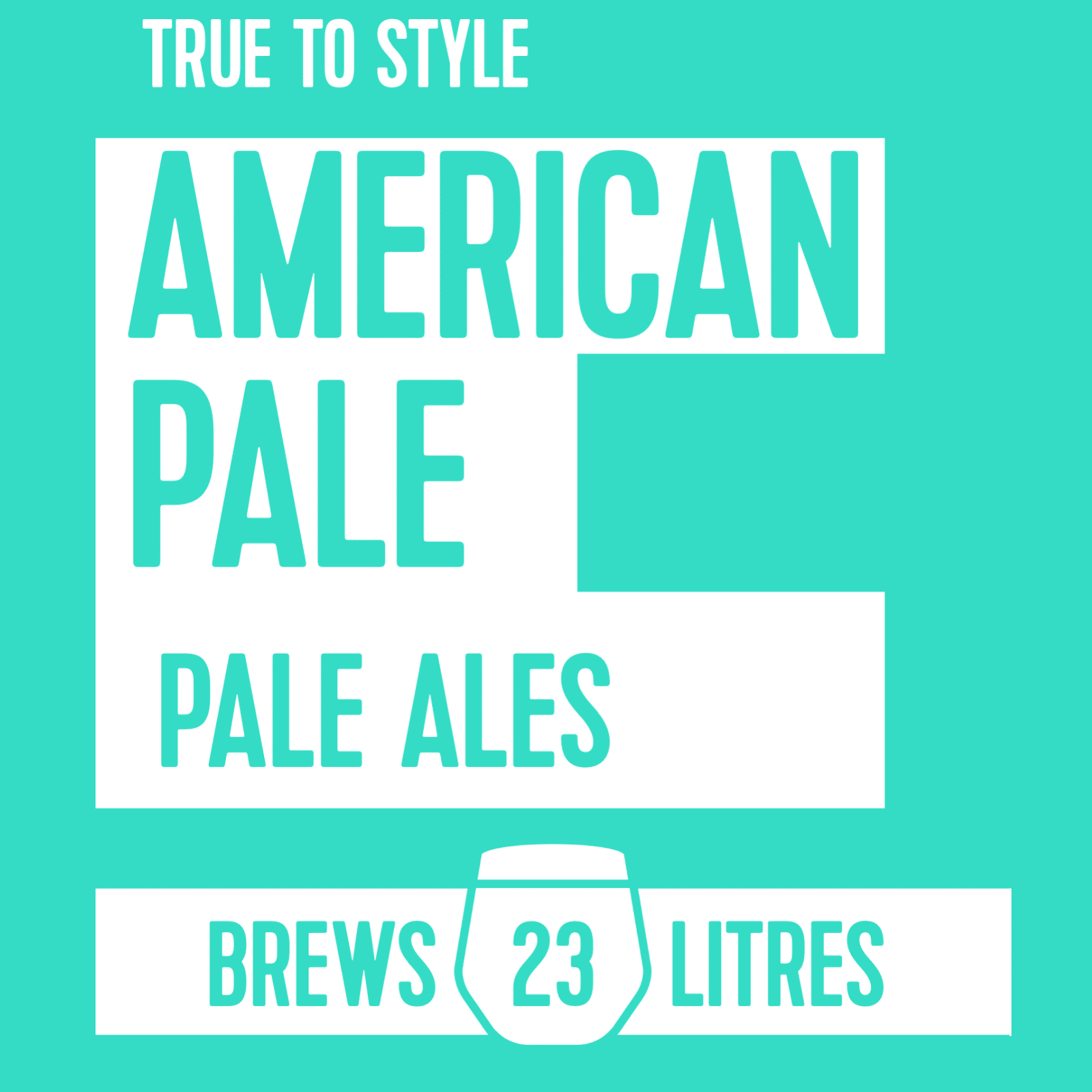 American Pale Ale Kit with US Cascade Hops - All Grain Recipe