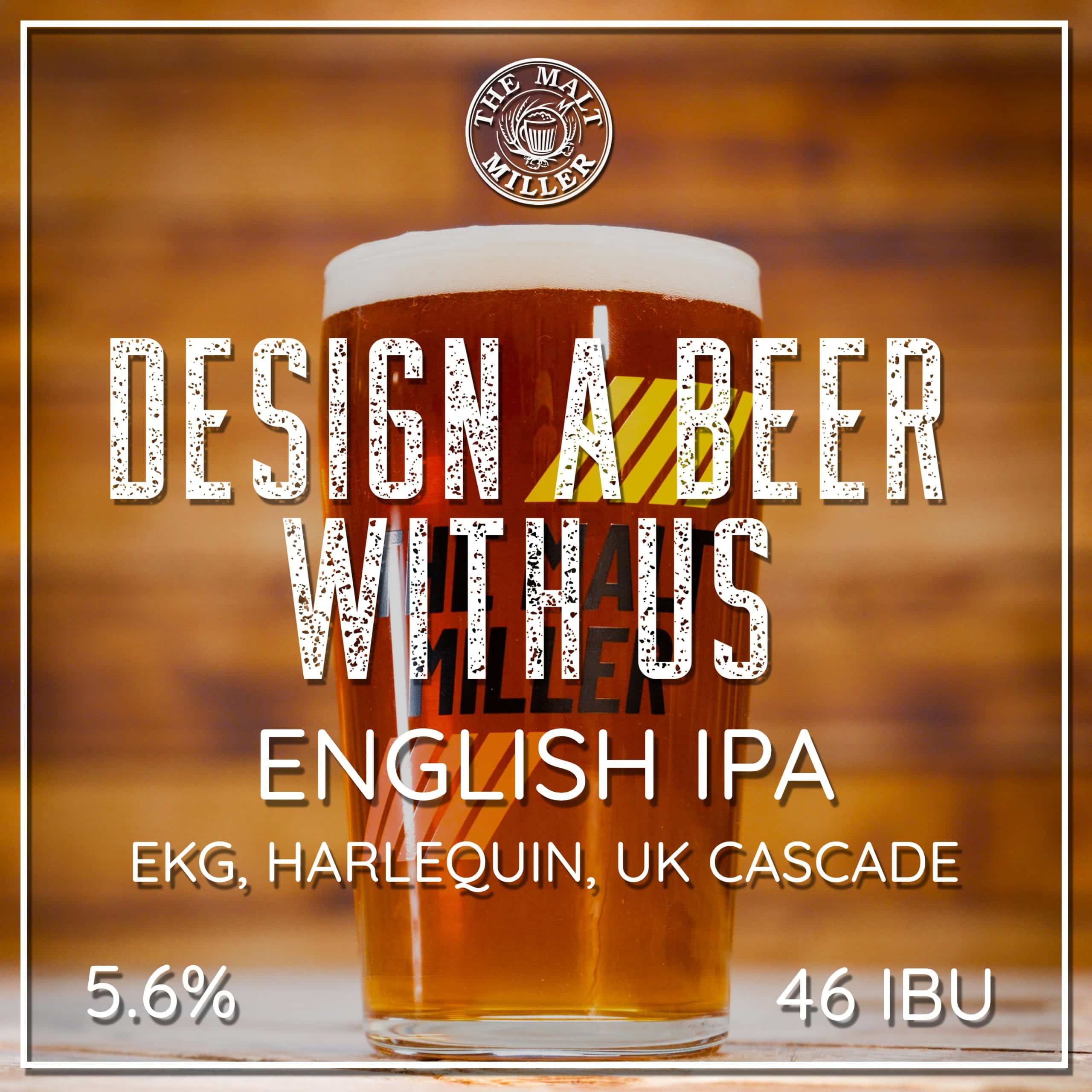 Design a Beer With Us – English IPA All-Grain Recipe Kit