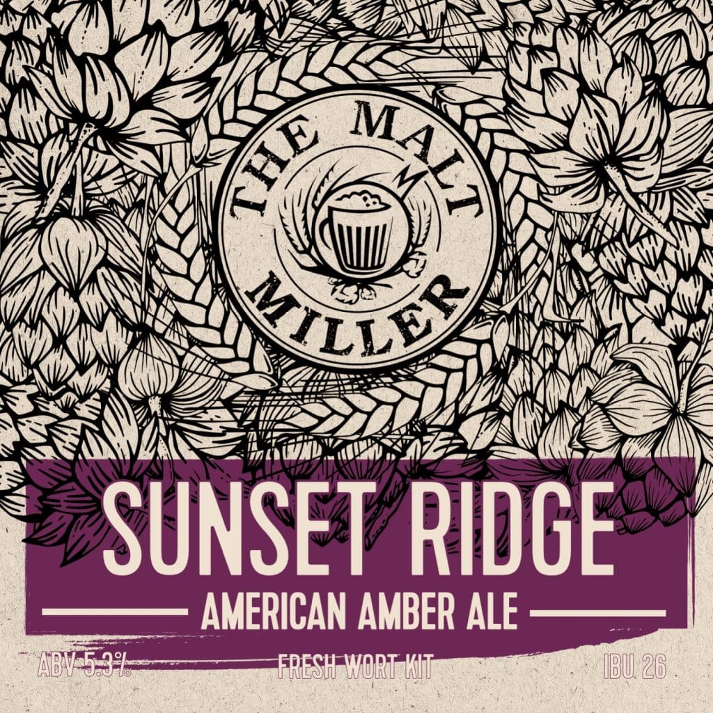 Sunset Ridge – American Amber Ale – Fresh Wort Kit