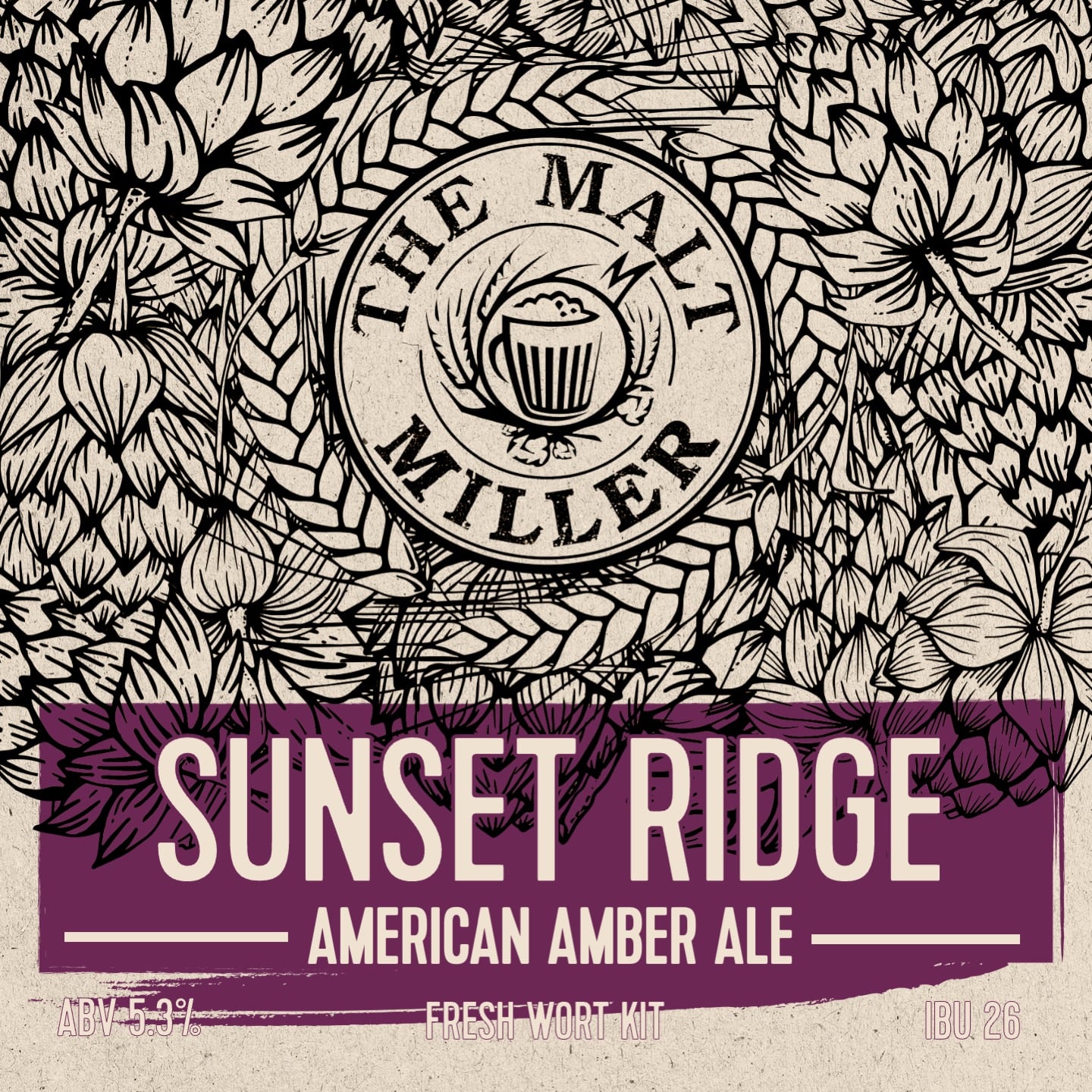 Sunset Ridge – American Amber Ale – Fresh Wort Kit - £59.00