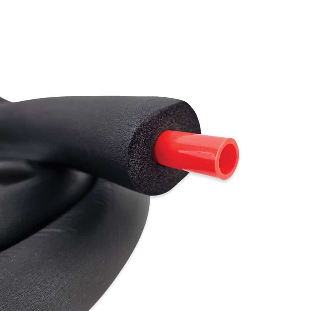 Red Insulation Hose - 12mm ID x 16mm OD - Foam 15mm Thick