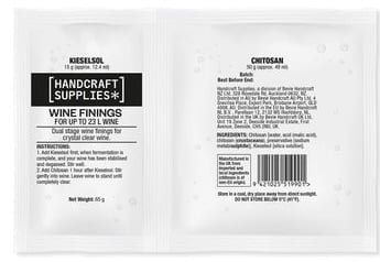 Wine & Sugar Ferment Finings – 65g Kieselsol + 50g Chitosan