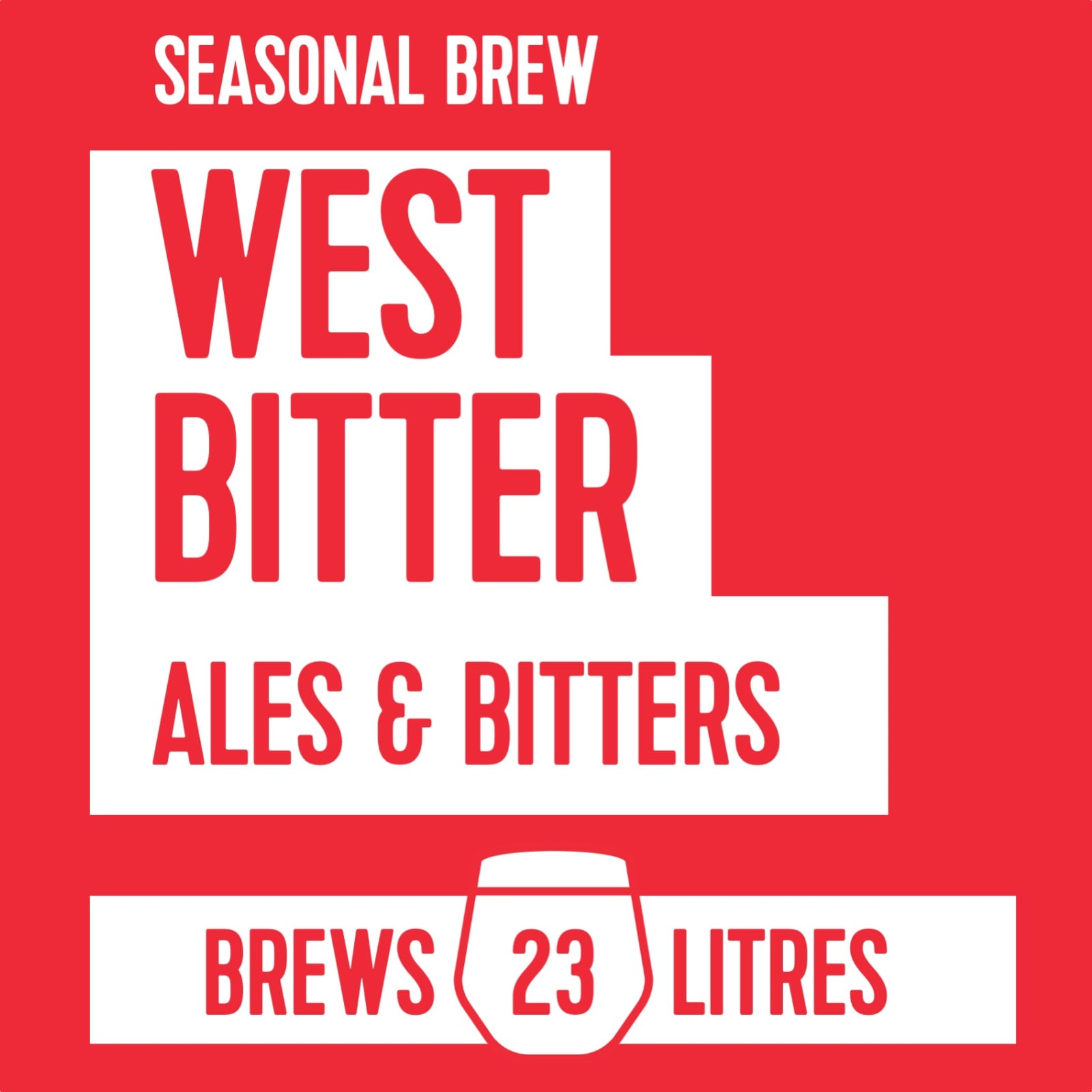 Brew Day in a Box – West Bitter – 23l All Grain Recipe Kit